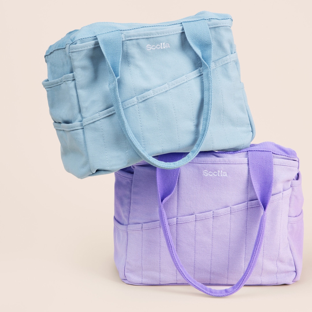 2-pack Soolla® Studio Bags, Blue Lilac, Art Supply Bag, Pottery Tools ...