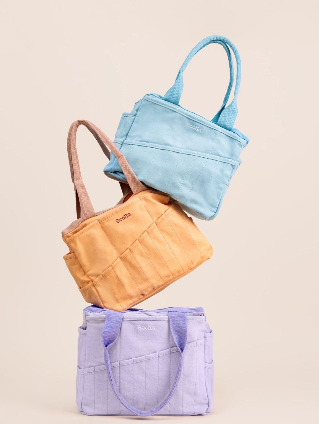 3-pack Soolla® Studio Project Bags, Art Supply & Pottery Tool Bag ...