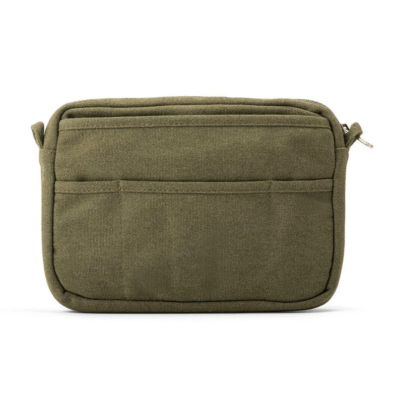 Soolla® Deep Forest Green Studio Pouch – Dark Green Canvas Journal Bag ...
