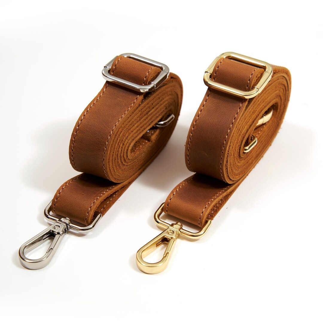 Personalized Leather Replacement Strap for Bags and Cases, Handmade ...