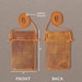 Personalized Leather Slim Phone Pouch | Mini Shoulder Bag | Card Holder ...