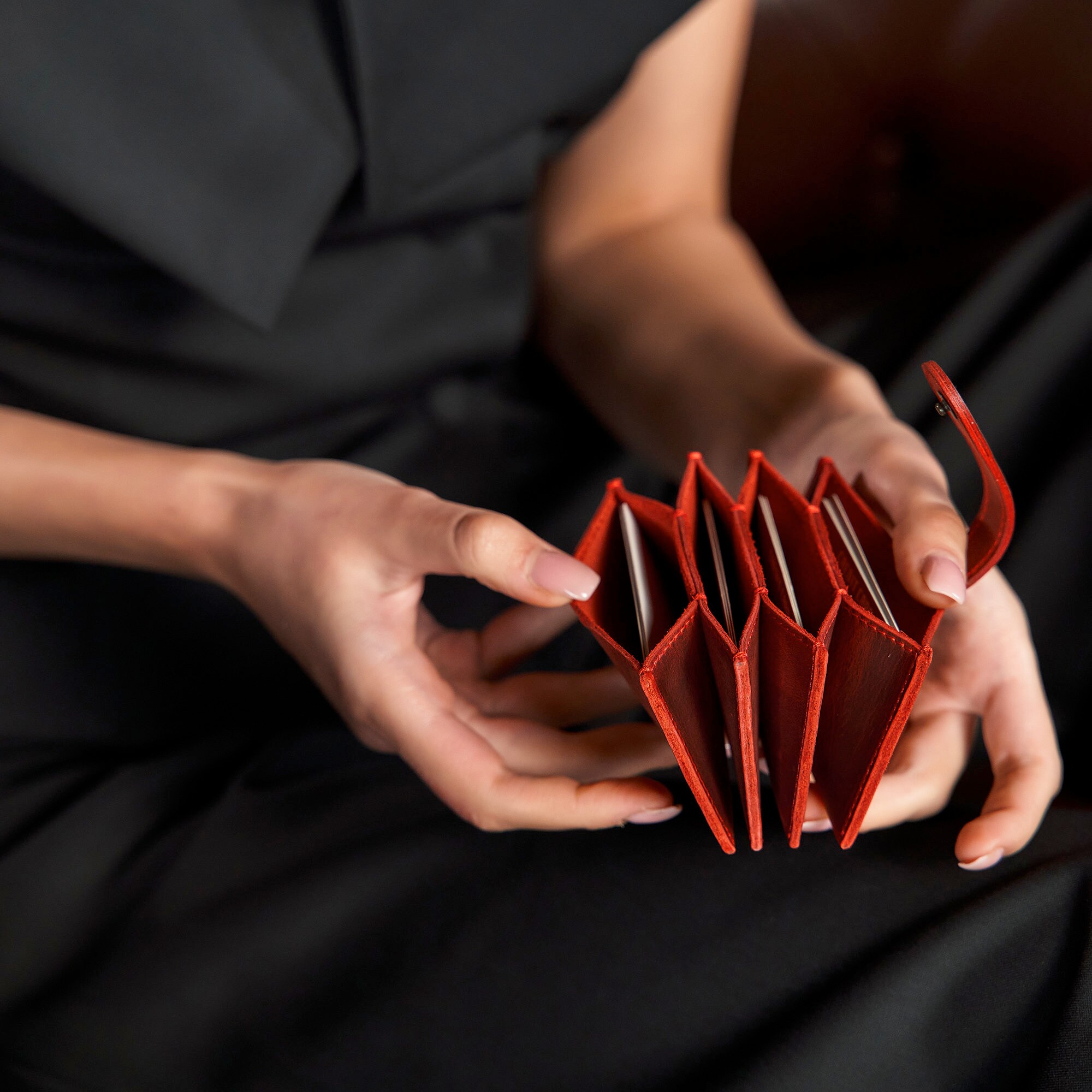 Custom Leather Mini Wallet for Women Monogram Unisex Wallet Handmade ...