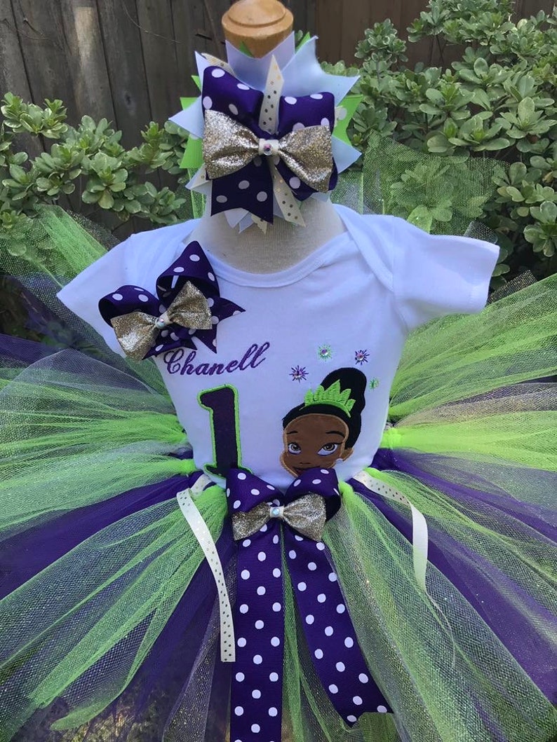 Princess and the Frog Tutu Set - Etsy