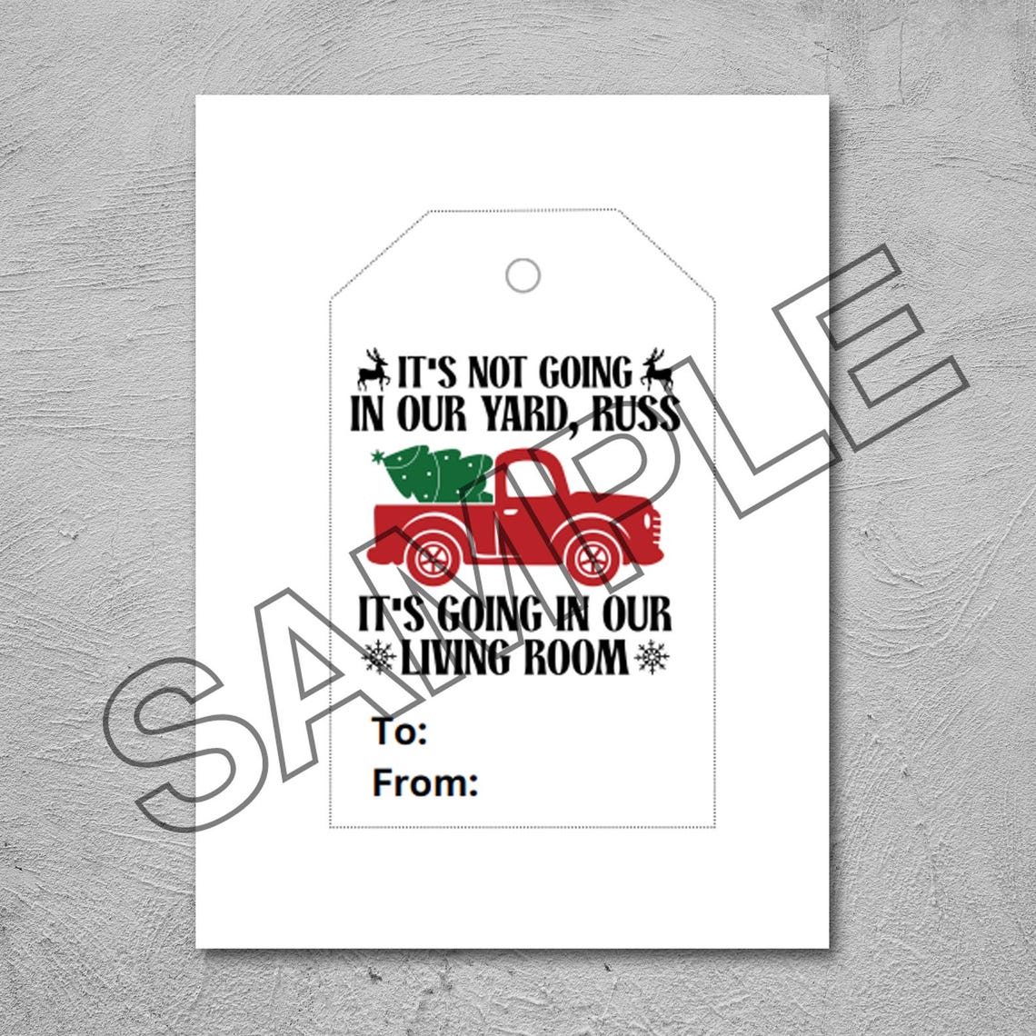 Christmas Vacation Gift Tags. PDF, PNG and Svg Included. 9 Unique ...