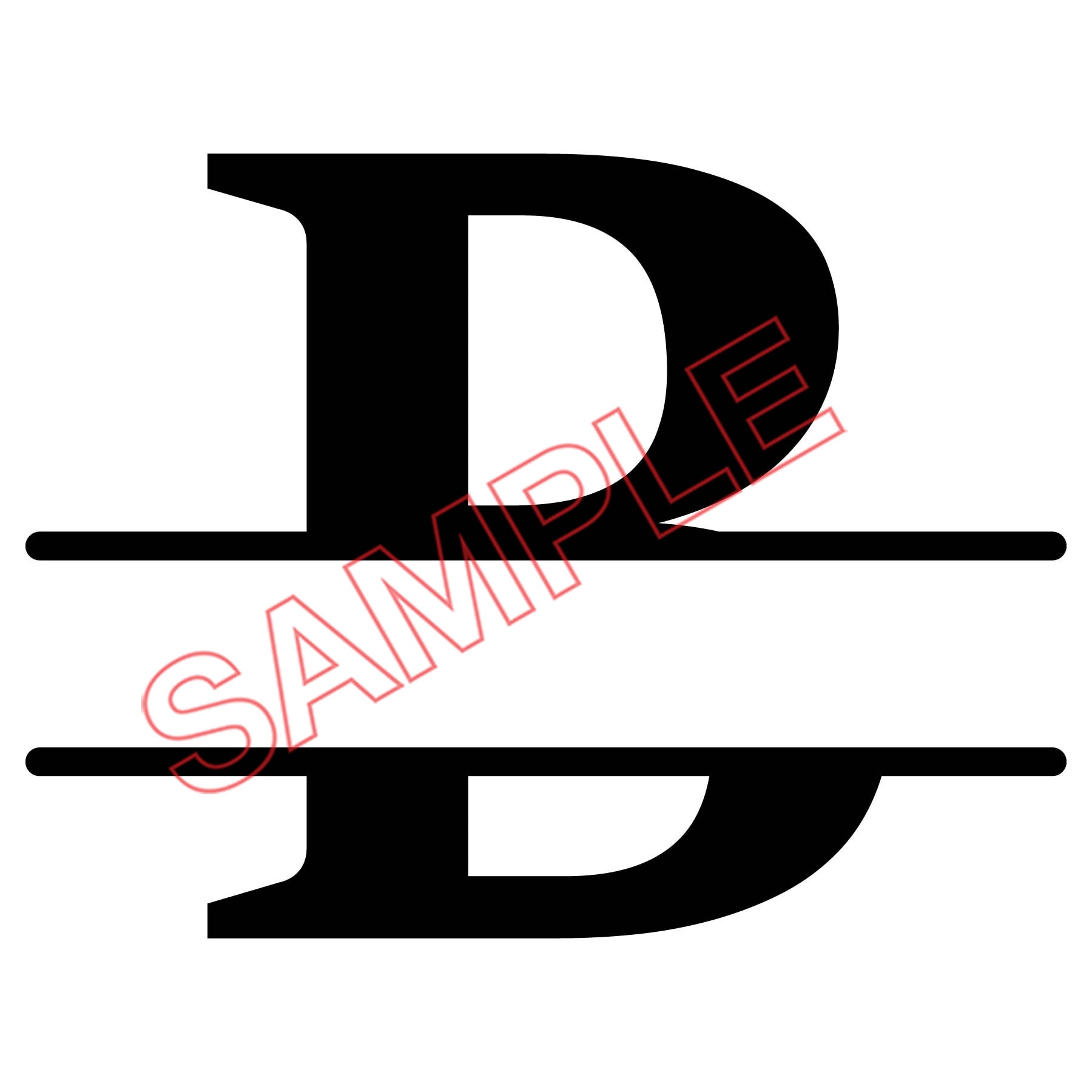 Split Monogram SVG PNG EPS Dfx Ai | Split Initials Alphabet | Svg ...