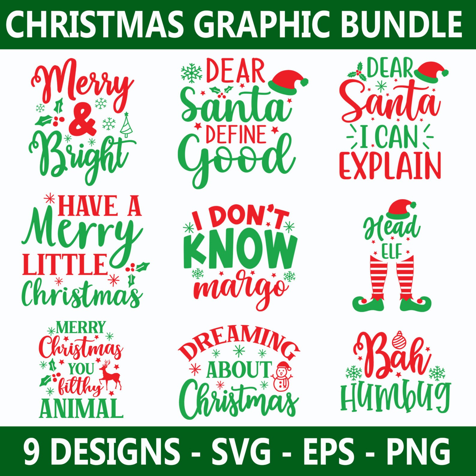 Funny Christmas SVG Bundle, Christmas Sign Svg , Christmas Ornaments ...
