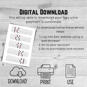 Harmonic Minor Scales for Guitar. All 5 Positions. Printable Digital ...