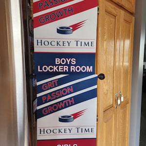 Hockey Locker Room & Hotel Door Flags (or Any Sport) - Etsy