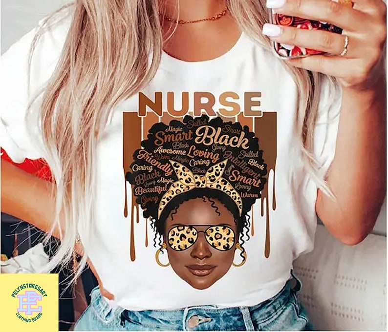 Black Nurse Shirt Black Nurse Gifts Black Strong Nurse - Etsy