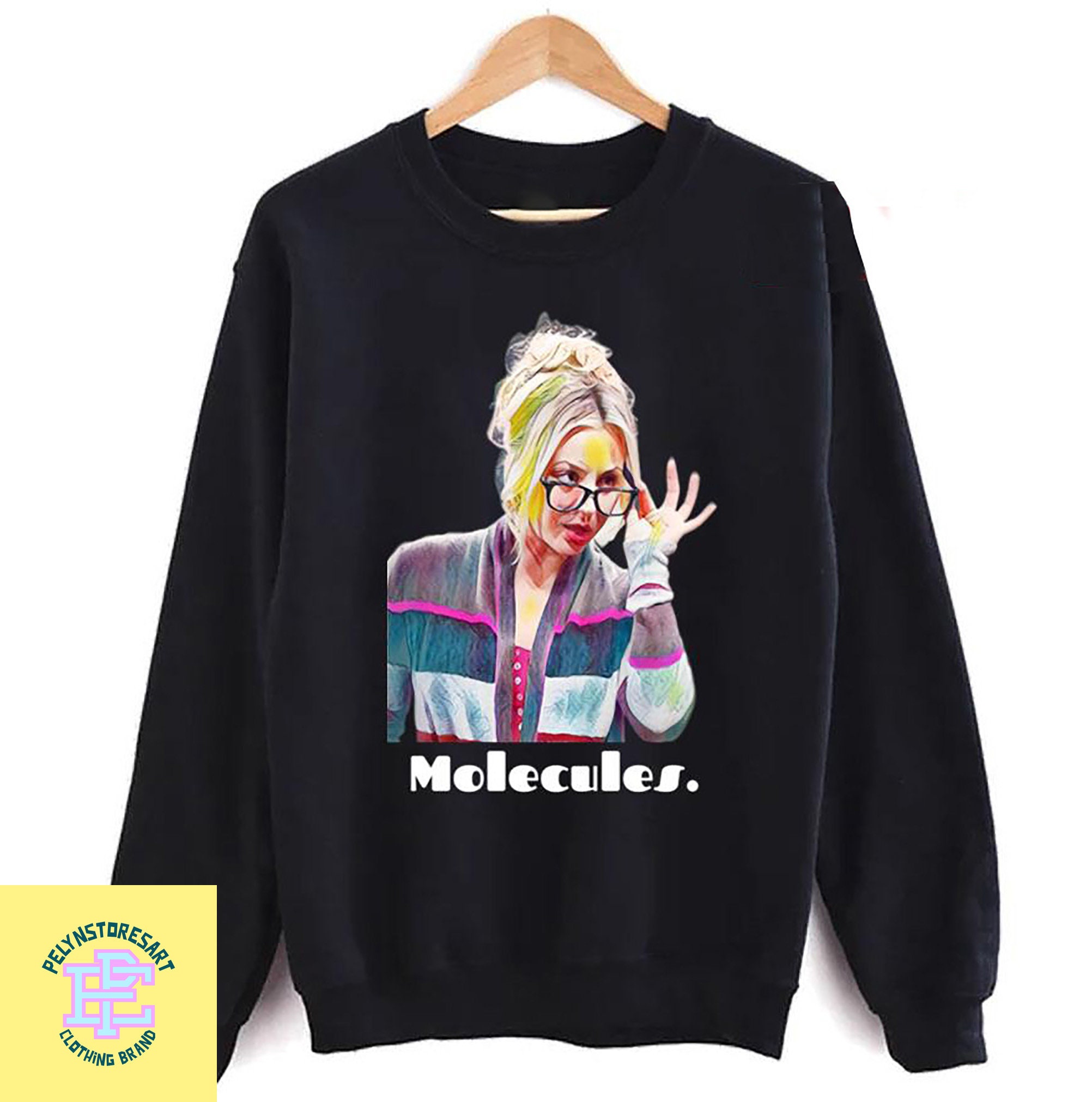 The Big Bang Theory Molecules T-shirt, the Big Bang Theory Shirt, Penny ...