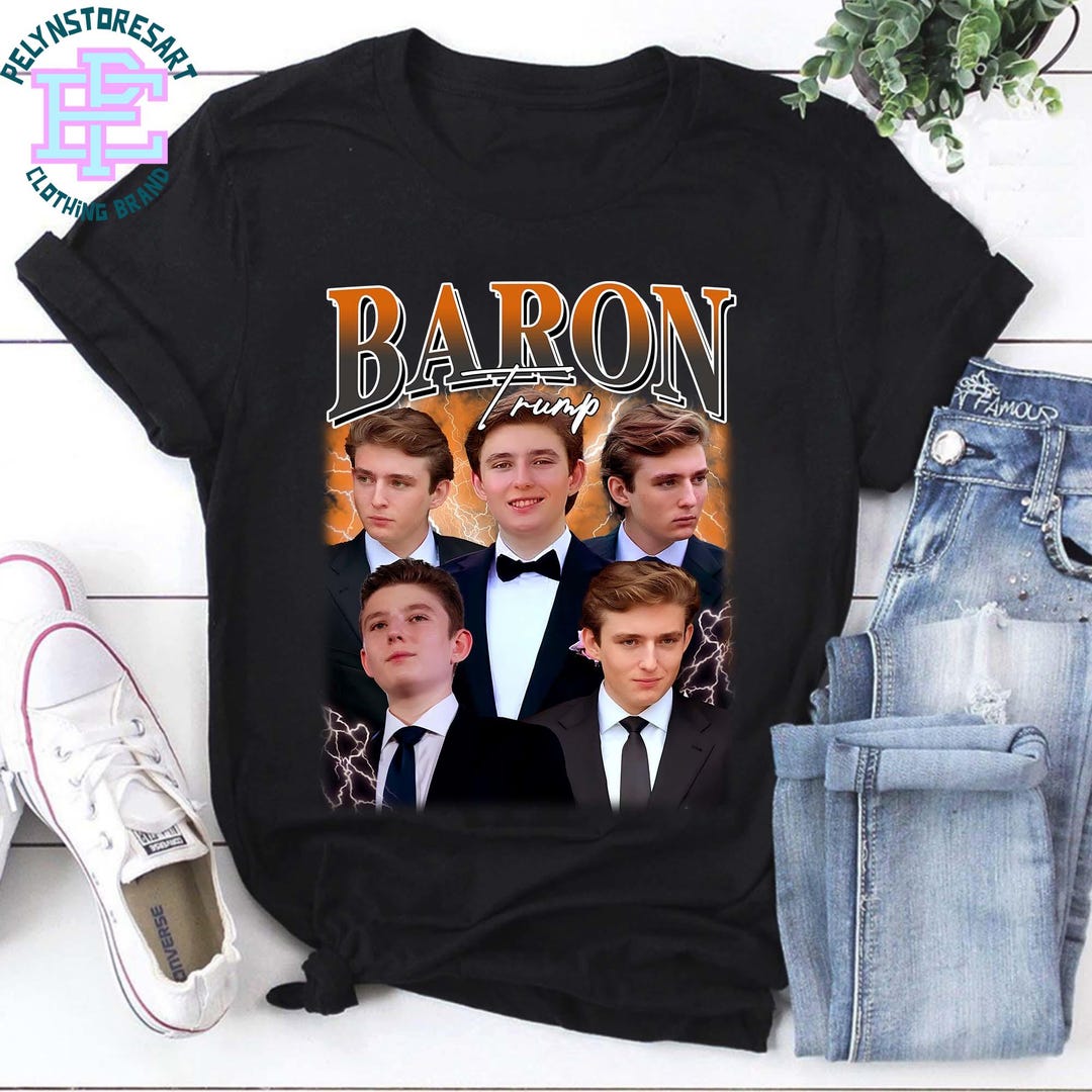 Barron Trump Vintage Shirt, Barron Trump Tee, Barron Trump Shirt ...