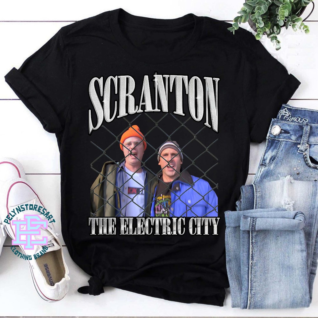 Scranton the Electric City Shirt, the Office Shirt, Tv Show Meme Shirt ...