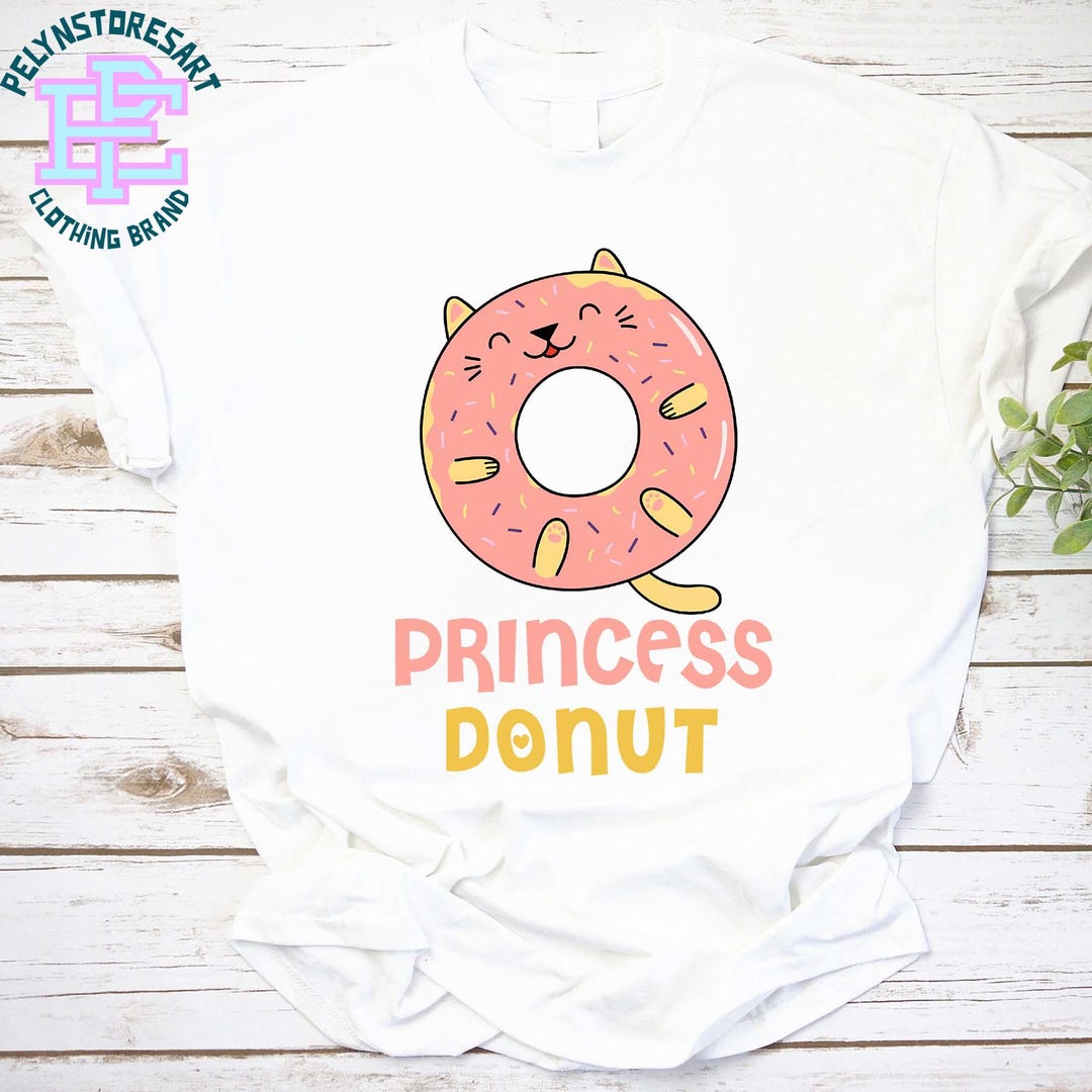 Princess Donut Shirt, Funny Cat Sweatshirt, Gift for Donut Lover ...