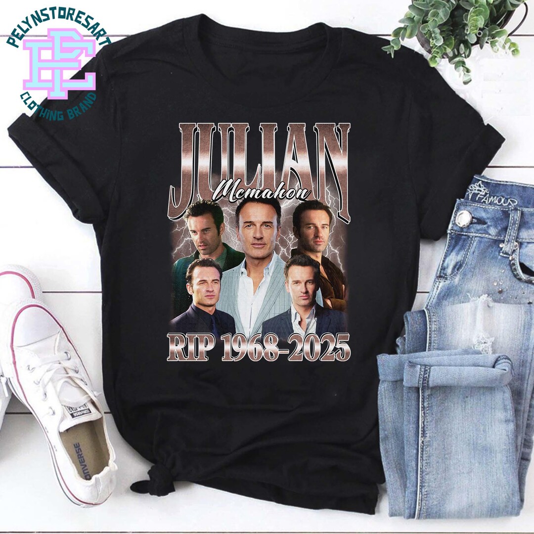 Rip Julian Mcmahon Shirt, Julian Mcmahon RIP 1968–2025, Funny Retro ...