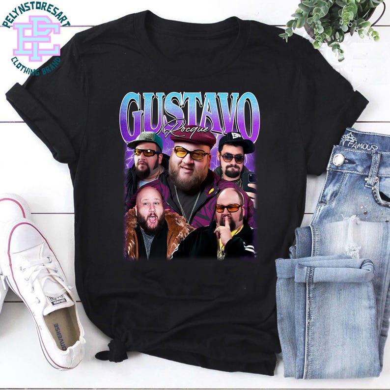 Gustavo Rocque Retro Bootleg Shirt, Big Time Rush Fan Shirt, Retro 90s ...