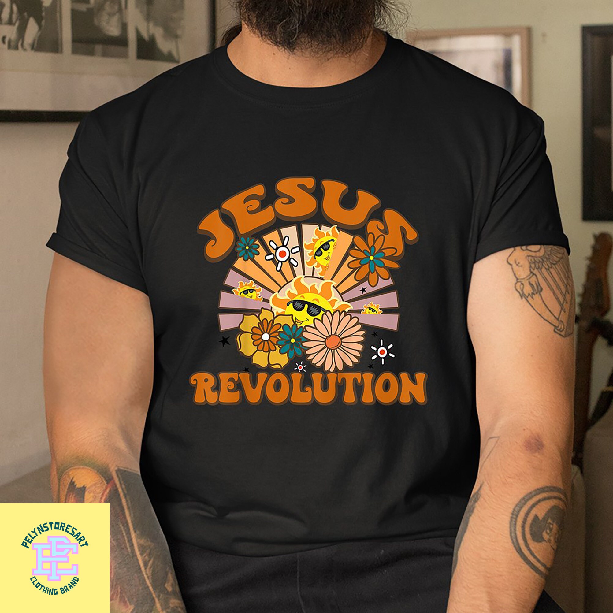 Jesus Revolution T-shirt Funny Christian Shirt Groovy Boho - Etsy