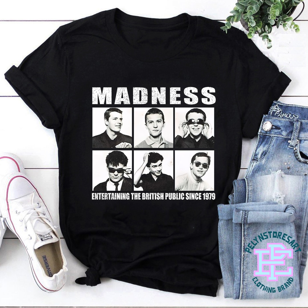 Madness T-shirt, Madness Retro Band Vintage Shirt, Madness Unisex T ...