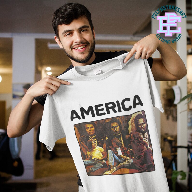 America Band T-shirt, America Band Retro Vintage Shirt, Retro America ...