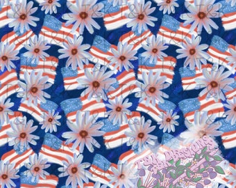 Red | White | Blue | Seamless | Png | Patriotic | Digital Download | U ...