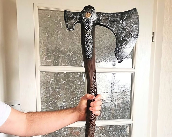 God of War Ragnarok Leviathan Axe Kratos Axe God of War Cosplay Frost ...