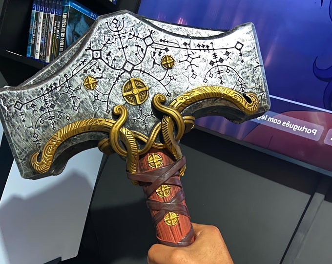 God of War Ragnarok Mjolnir Thor's Hammer Souvenir God of War Thor ...