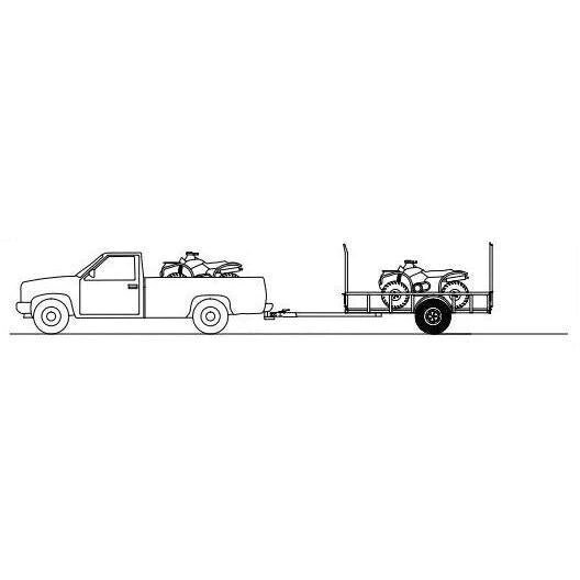 DIY 3.5K Double Gate ATV Trailer Blueprint Master Plan - Etsy