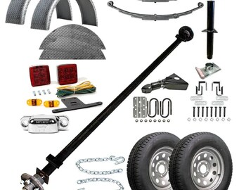 DIY 3.5K Utility Tilt Trailer Blueprint Master Plan 1110T 6'4 X 10 ...