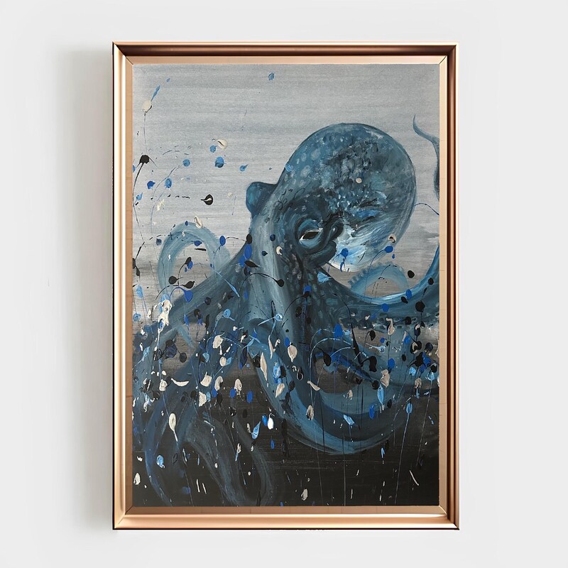 Octopus Wall Art - Etsy