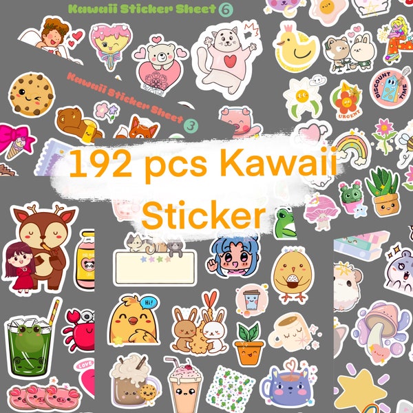 Kawaii Stickers - Etsy UK