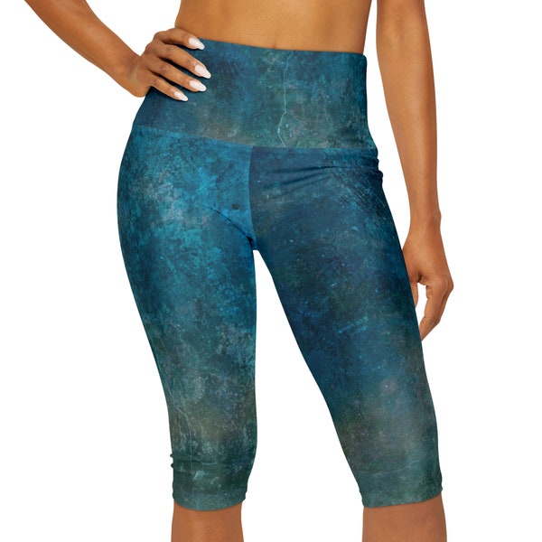 Blue Yoga Pants - Etsy