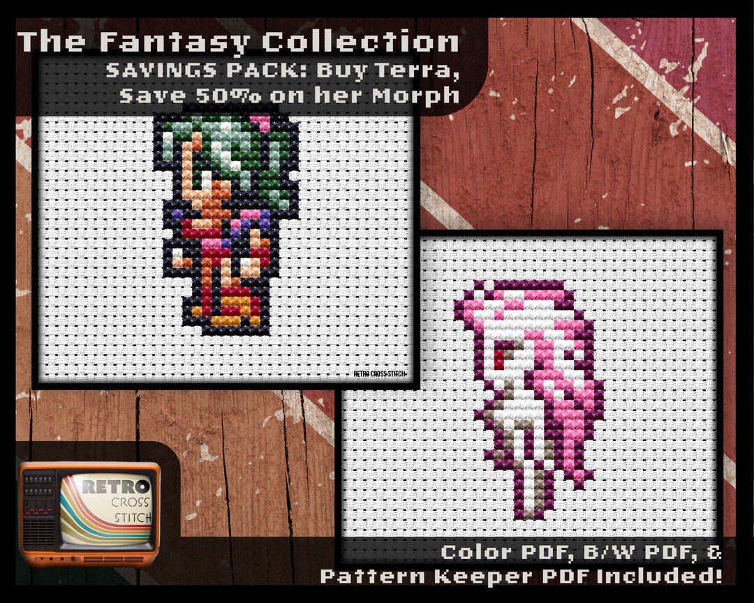 Final Fantasy 6 Inspired Terra Version and Morph Version Character ...