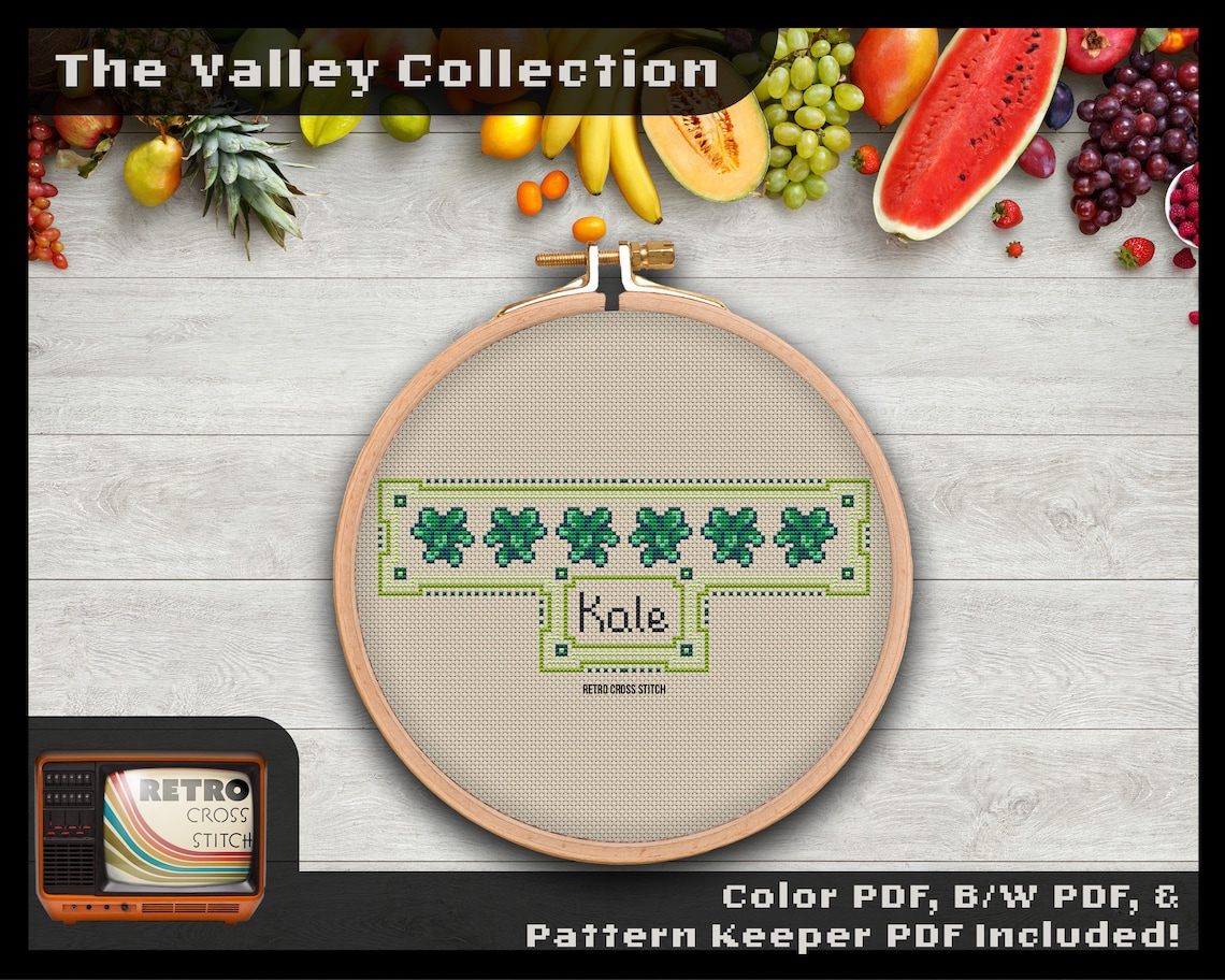 Stardew Valley Inspired Parsnip Cross Stitch Pattern | DIY Nerdy Home ...