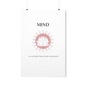 Mental Health Poster, Inspirational Wall Art, Supportive Gift ...