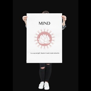 Mental Health Poster, Inspirational Wall Art, Supportive Gift ...