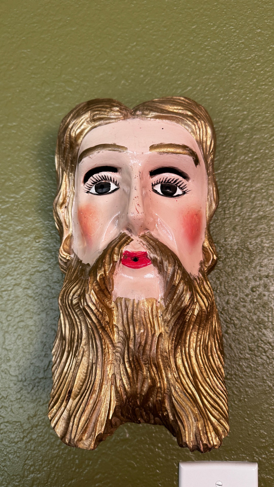 Folk Art Mexican Dance Mask by Felipe Horta - Etsy