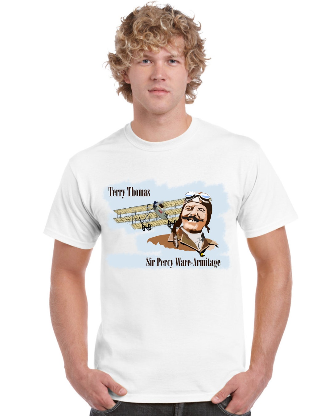Terry Thomas Sir Percy Ware-armitage T-shirt - Etsy UK