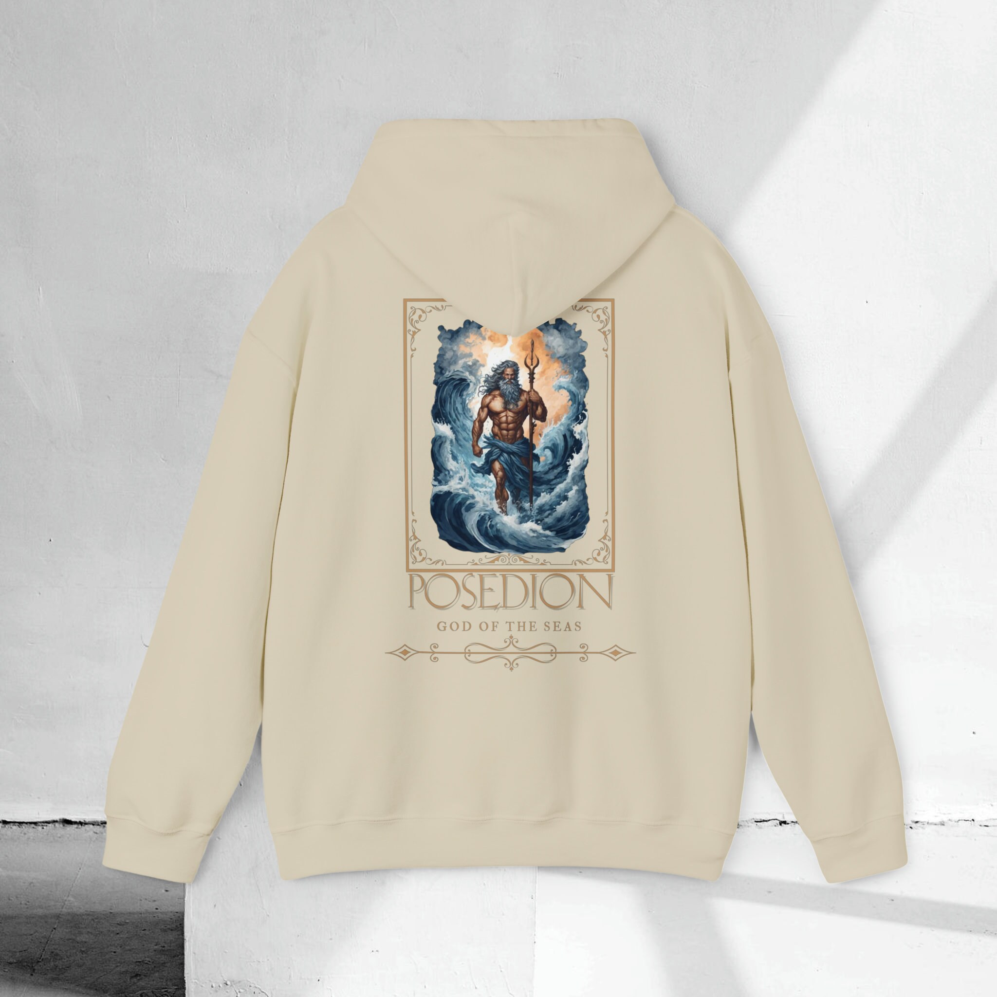 Posedion Hoodie Poseidon God of the Seas Sweatshirt Poseidon - Etsy