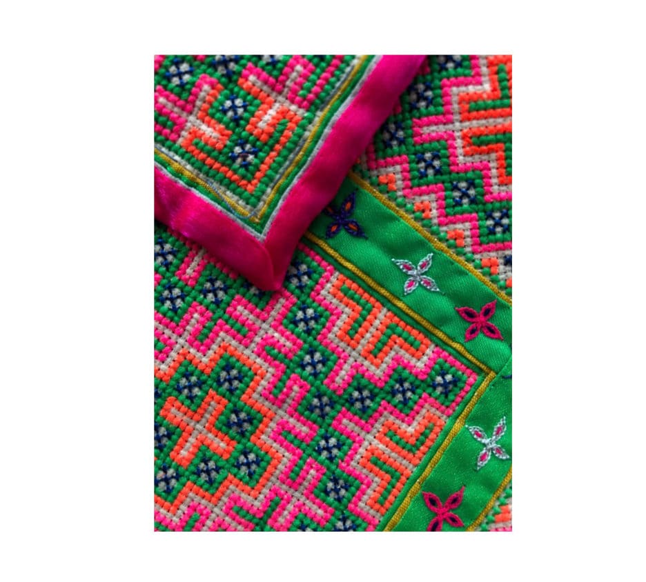 Money Bag; Hlab Nyiaj; Hmong Paj Ntaub; Vintage; Collectible - Set of 2 ...