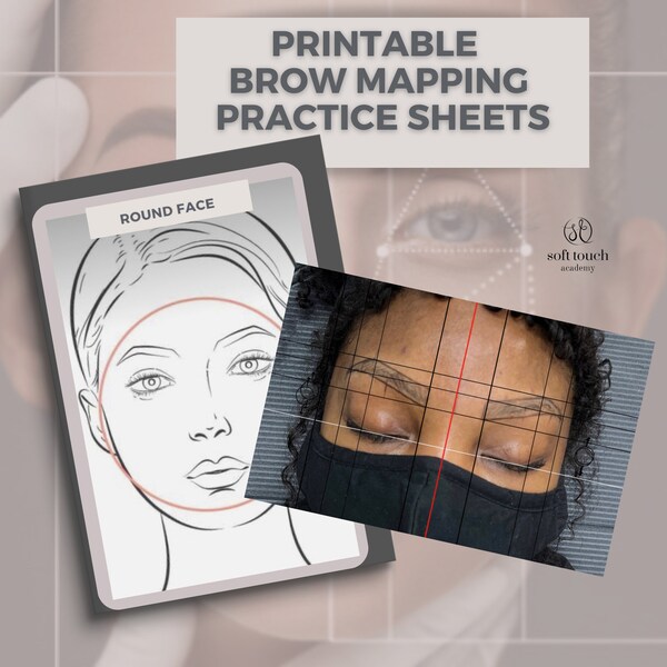 Printable Eyebrow Stencils - Etsy