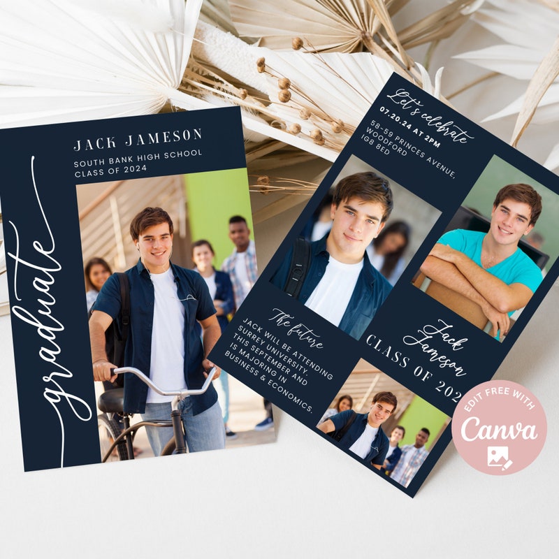 High School Graduation Invitations - Etsy