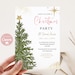 Editable Christmas Party Invitation Christmas Party Invite Christmas ...