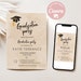 Editable Beige Graduation Party Invitation Class of 2024 Graduation ...