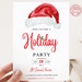 Editable Christmas Party Invitation Christmas Party Invite - Etsy