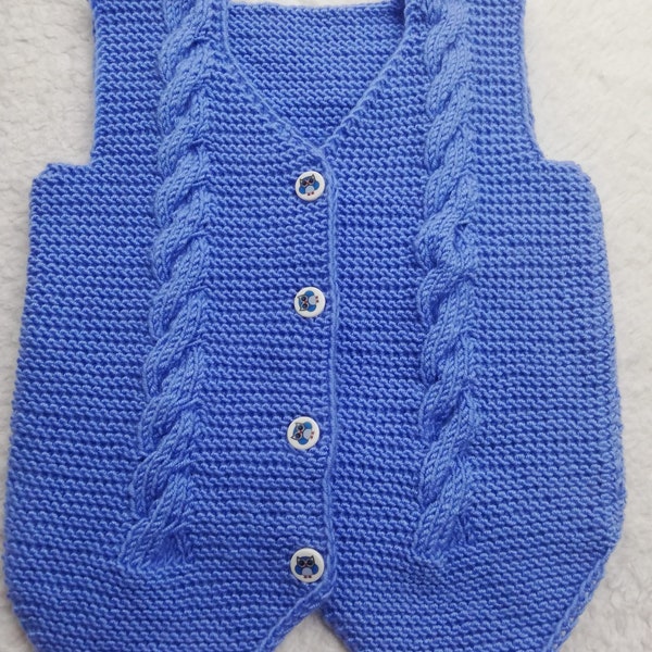Baby Blue Vest - Etsy