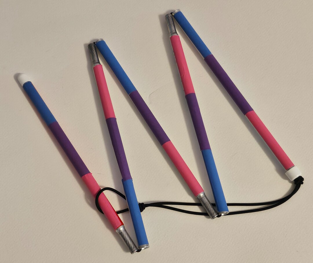 Custom Bisexual Pride Identification Cane 36in - Etsy