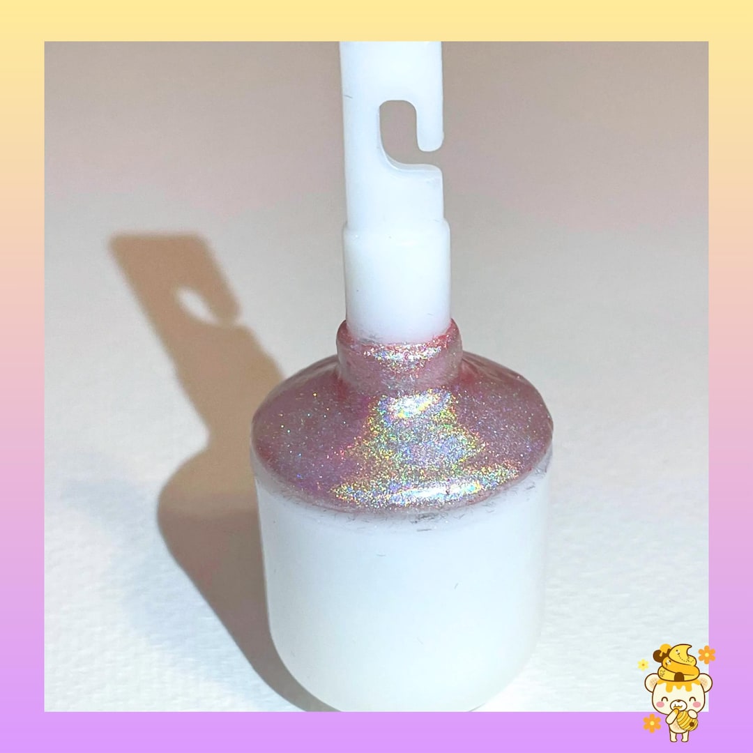 Holographic Painted Cane Tip - Hook Style Roller Marshmallow Tip ...