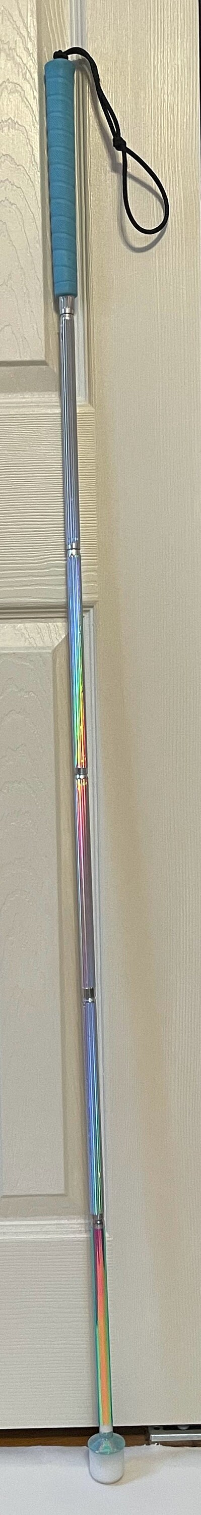 Custom Holographic White Cane see Description for Ordering Details - Etsy