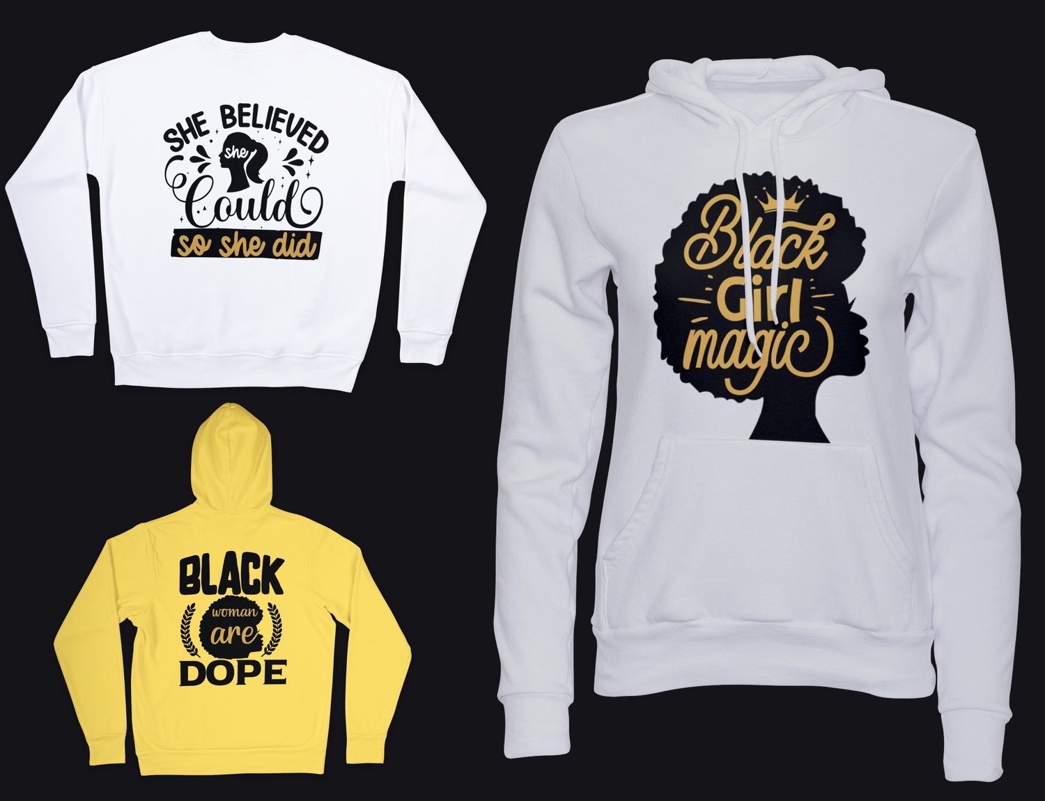 Black Woman Svg Bundle Afro Png Bundle Customize Svg Bundle Digital