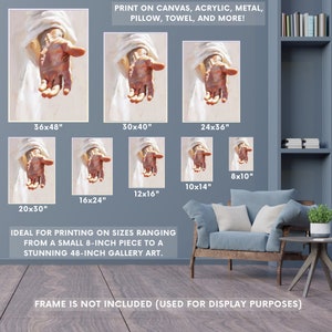 DIGITAL DOWNLOAD Jesus Hand - Inspirational Christian Art Print ...