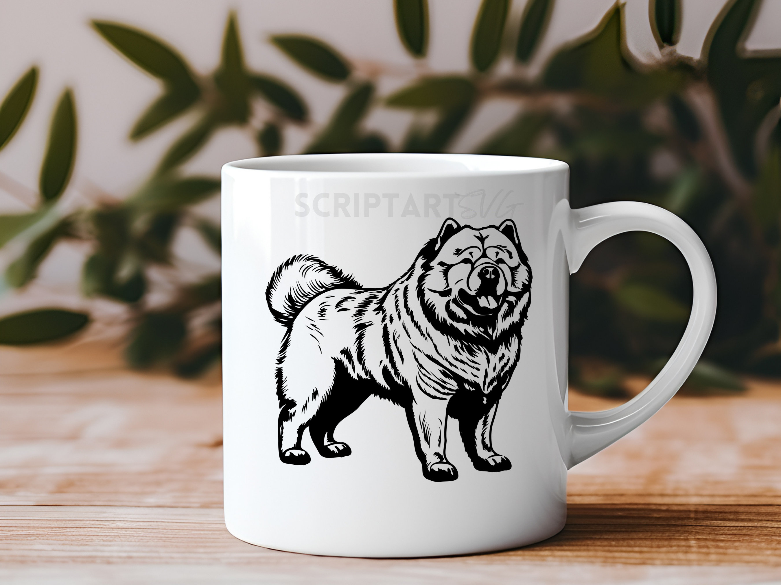 Chow Chow SVG File Silhouette Chow Chow Profile Vector Images Clipart ...